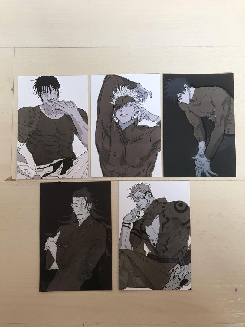 JJK Jujutsu Kaisen Heat Sensitive Postcards by Toshi, Hobbies & Toys ...