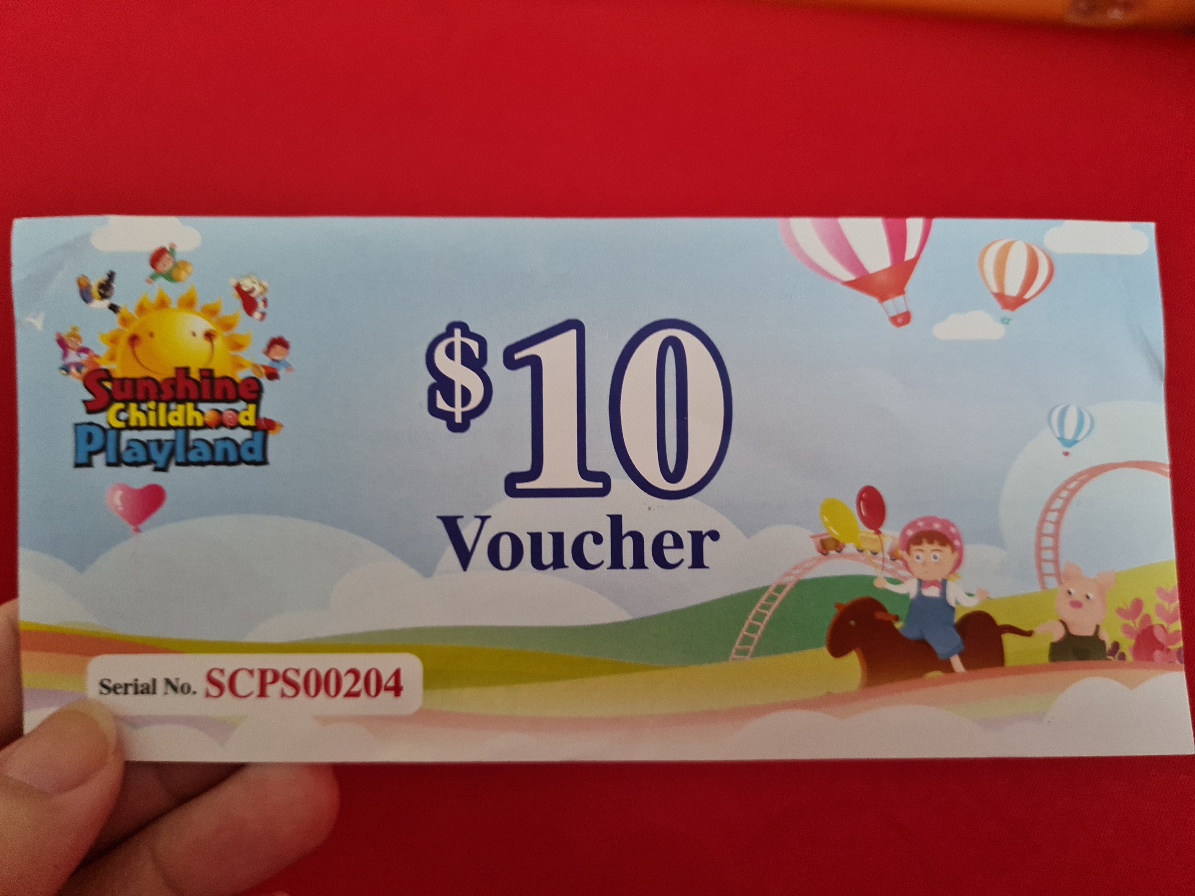 kids children $10 voucher: Sunshine Childhood Playland Seletar mall ...