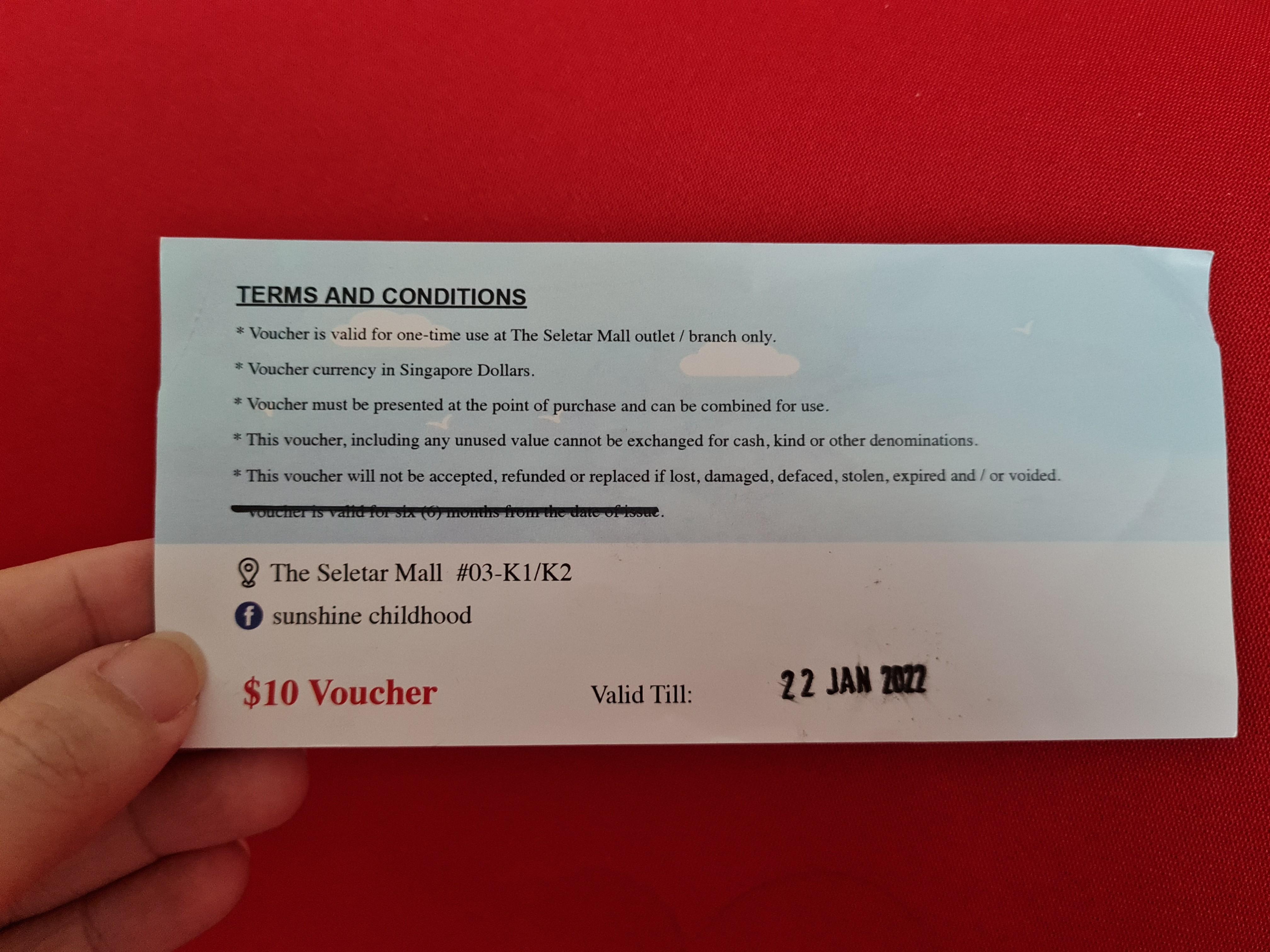 kids children $10 voucher: Sunshine Childhood Playland Seletar mall ...