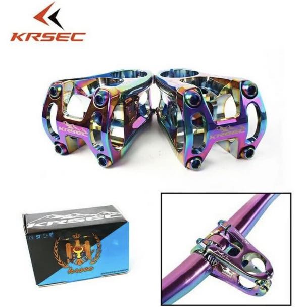 ️KRSEC Stem Oilslick (31.8*50mm), Sports Equipment, Bicycles & Parts ...