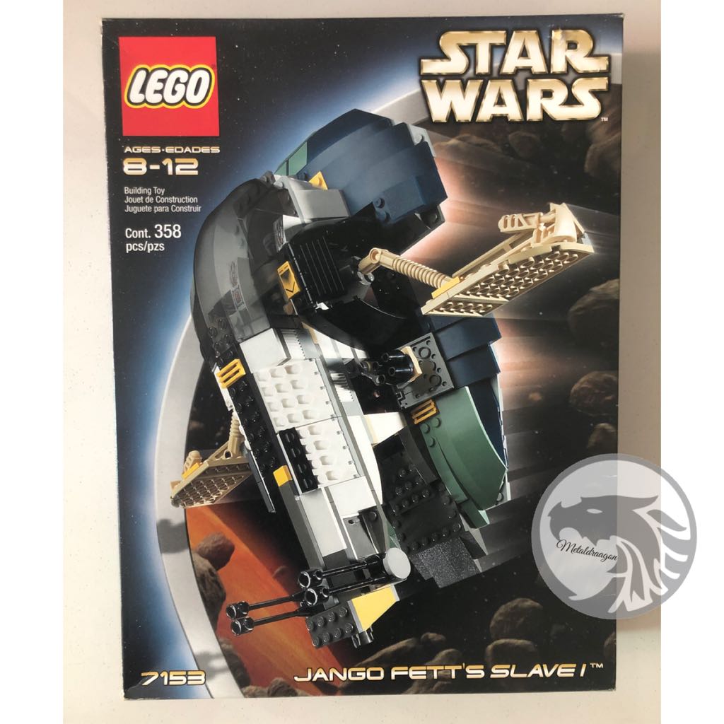 LEGO 7153 Star Wars Jango Fett Boba Fett SLAVE 1 BOX | Instructions ...