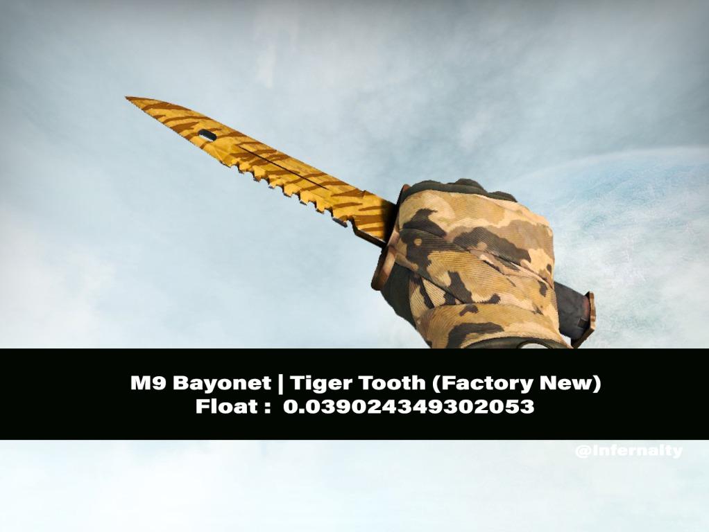 M9 Bayonet Tiger Tooth FN CSGO SKINS KNIVES, Video Gaming, Gaming ...