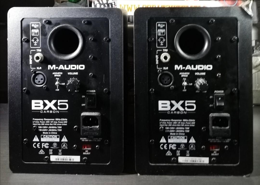 M Audio BX5 Carbon Studio Reference Monitor Speaker, Audio, Soundbars ...