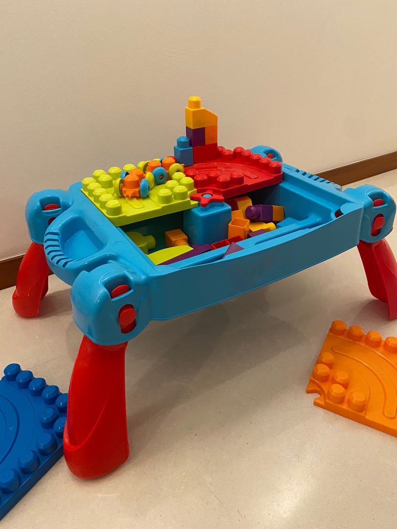 Mega block activity table, Babies & Kids, Infant Playtime on Carousell