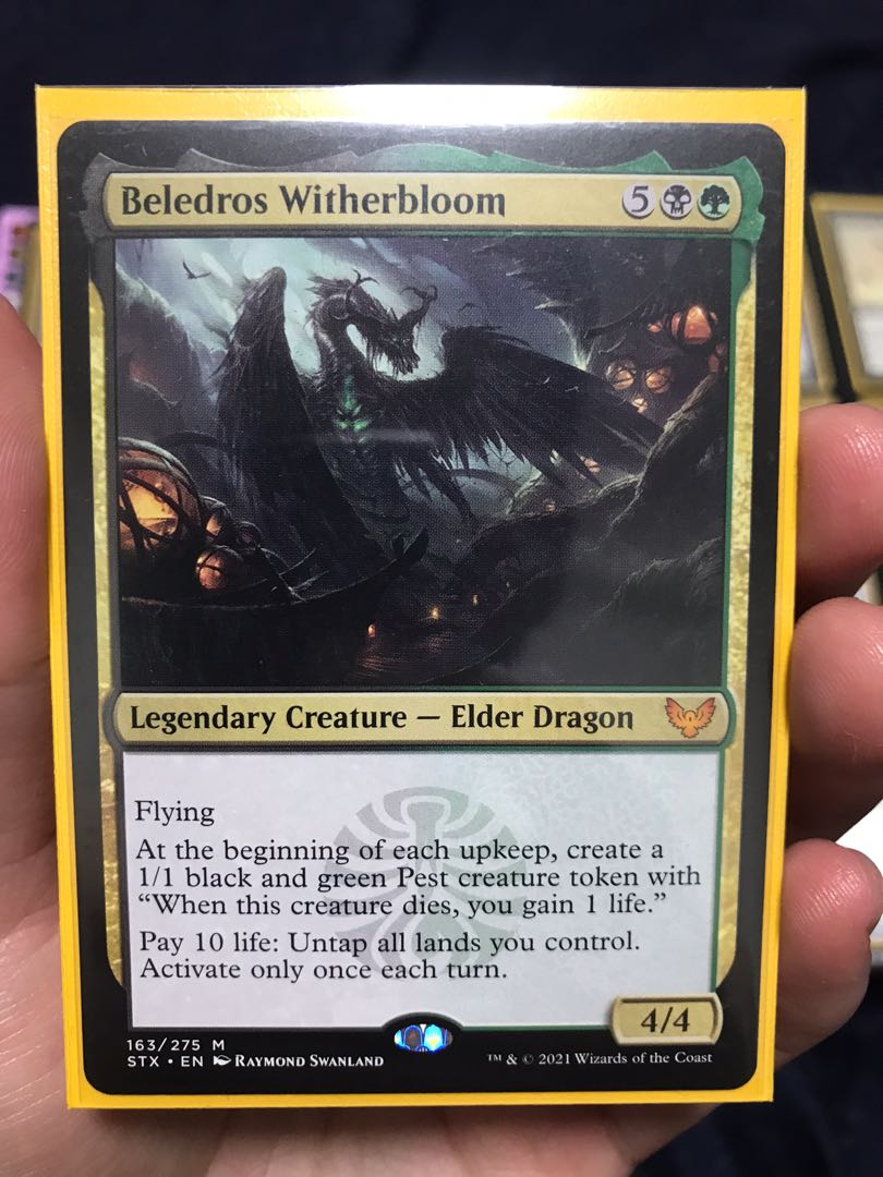 MTG Beledros Witherbloom, Hobbies & Toys, Toys & Games on Carousell