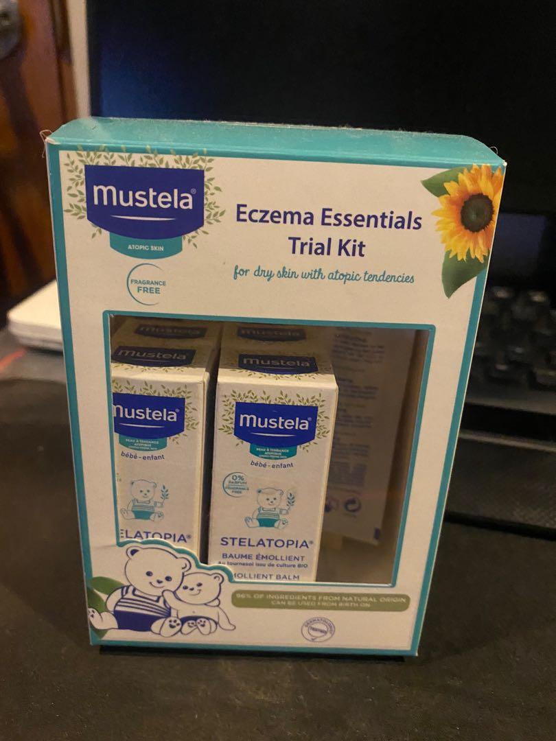Mustela Eczema Essentials Trial Kit, Babies & Kids, Bathing & Changing ...