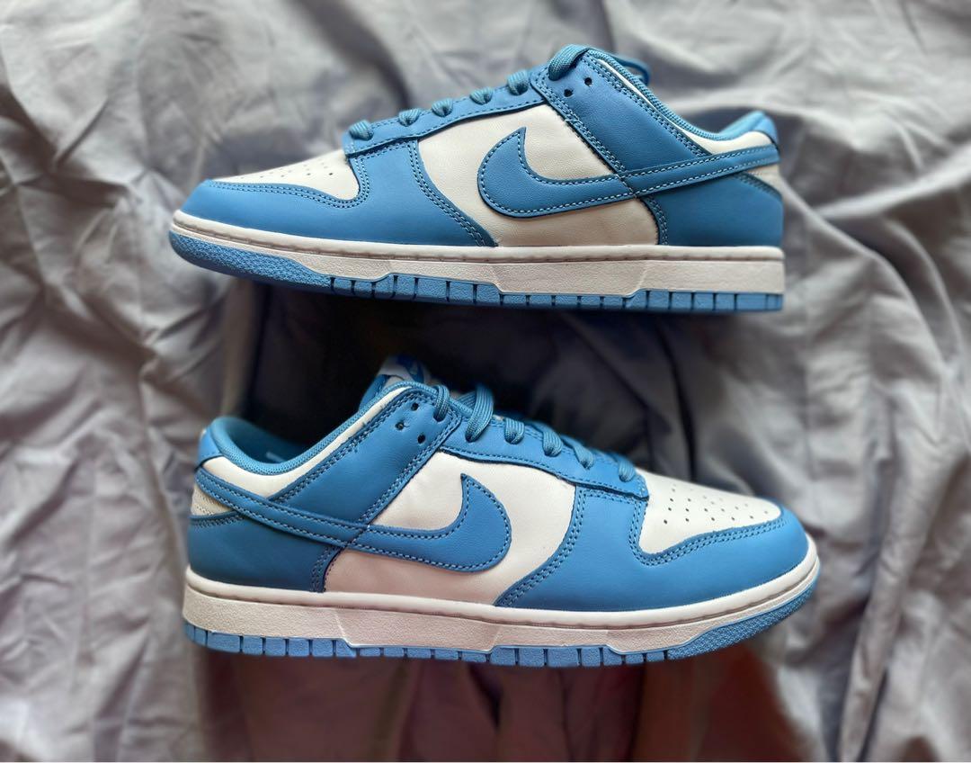 Nike Dunk Low “UNC”, Men's Fashion, Footwear, Sneakers on Carousell
