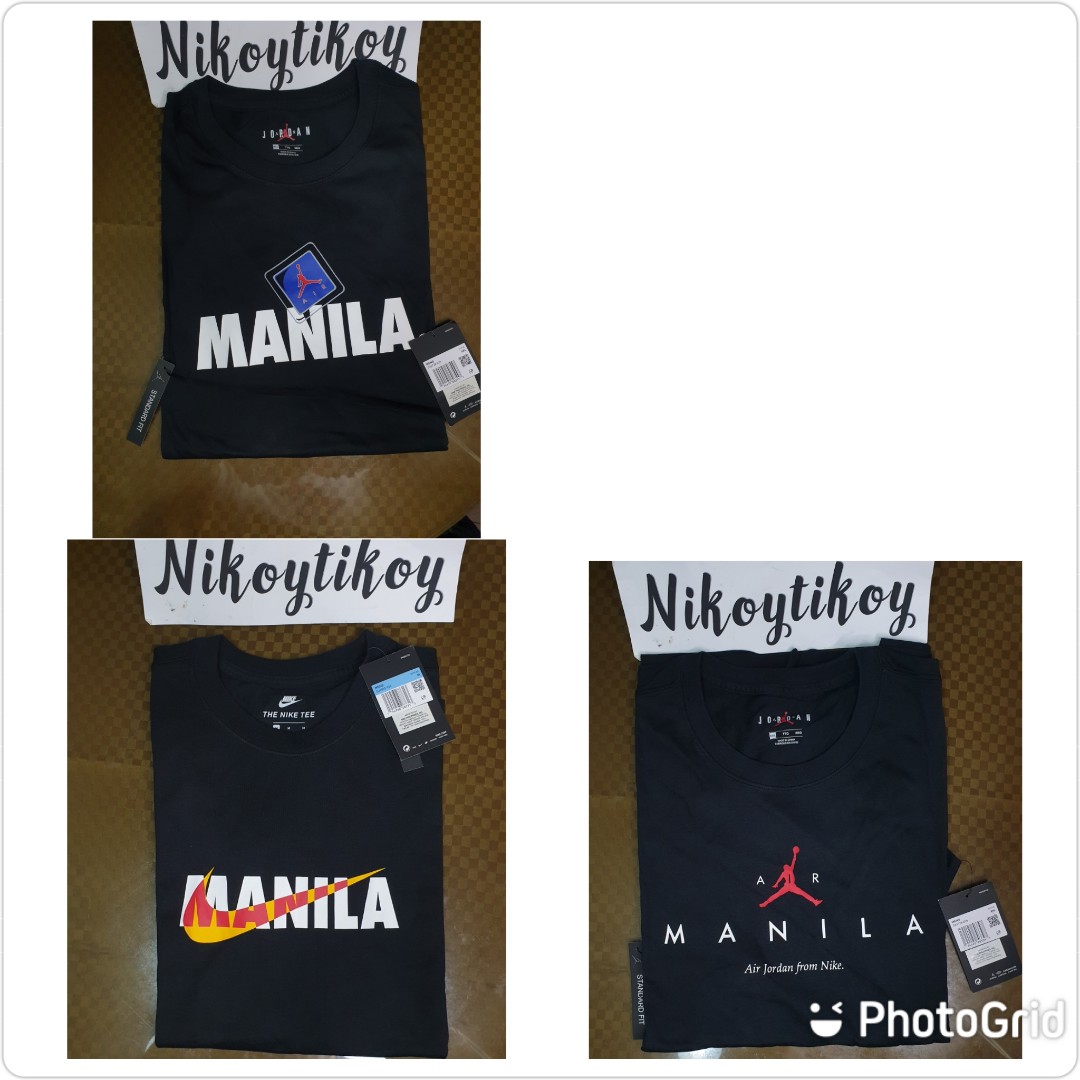 Nike x jordan x manila, Men's Fashion, Tops & Sets, Tshirts & Polo ...