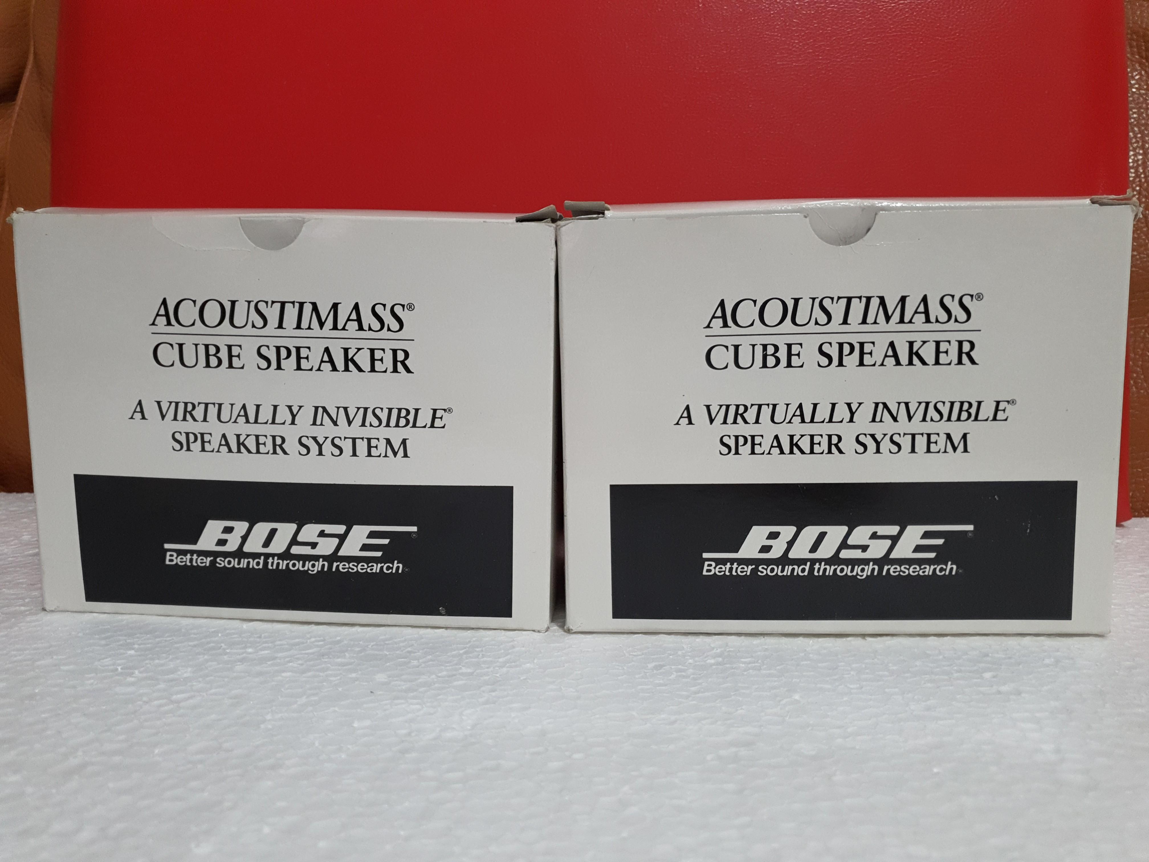 (NOS) BOSE Acoustimass Cube Speakers, Audio, Soundbars, Speakers ...