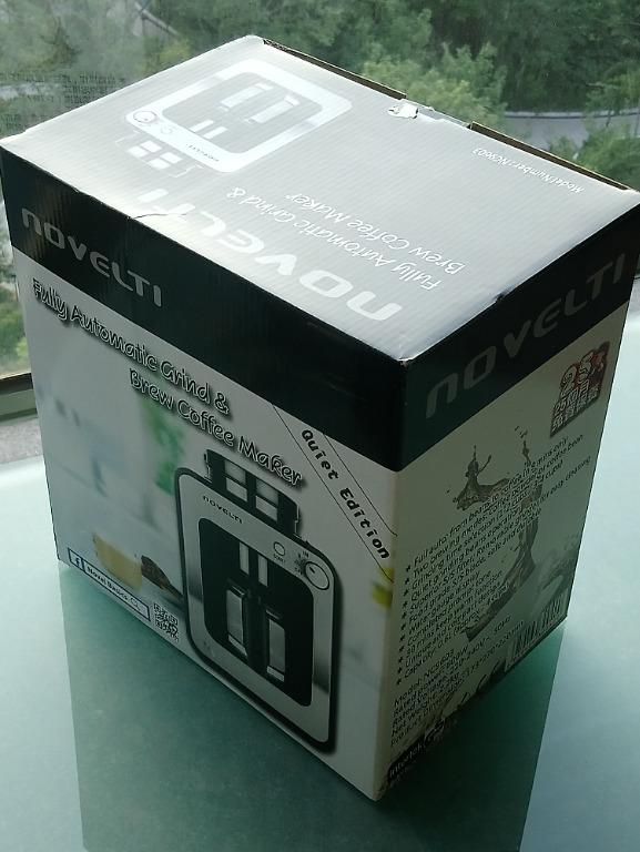 NOVELTI - 全自動即磨沖泡咖啡機-靜音新版, 家庭電器, 廚房電器, 咖啡機及咖啡壺 - Carousell