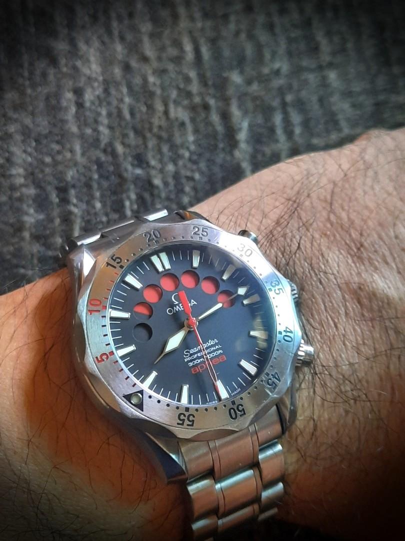 Omega Apnea Seamaster 300m Automatic Watch with original warranty cards ...