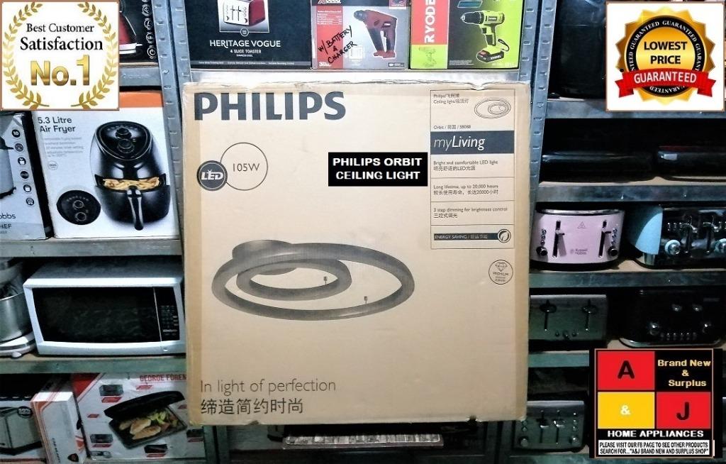 PHILIPS ORBIT LED Ceiling Light, Furniture & Home Living, Lighting ...