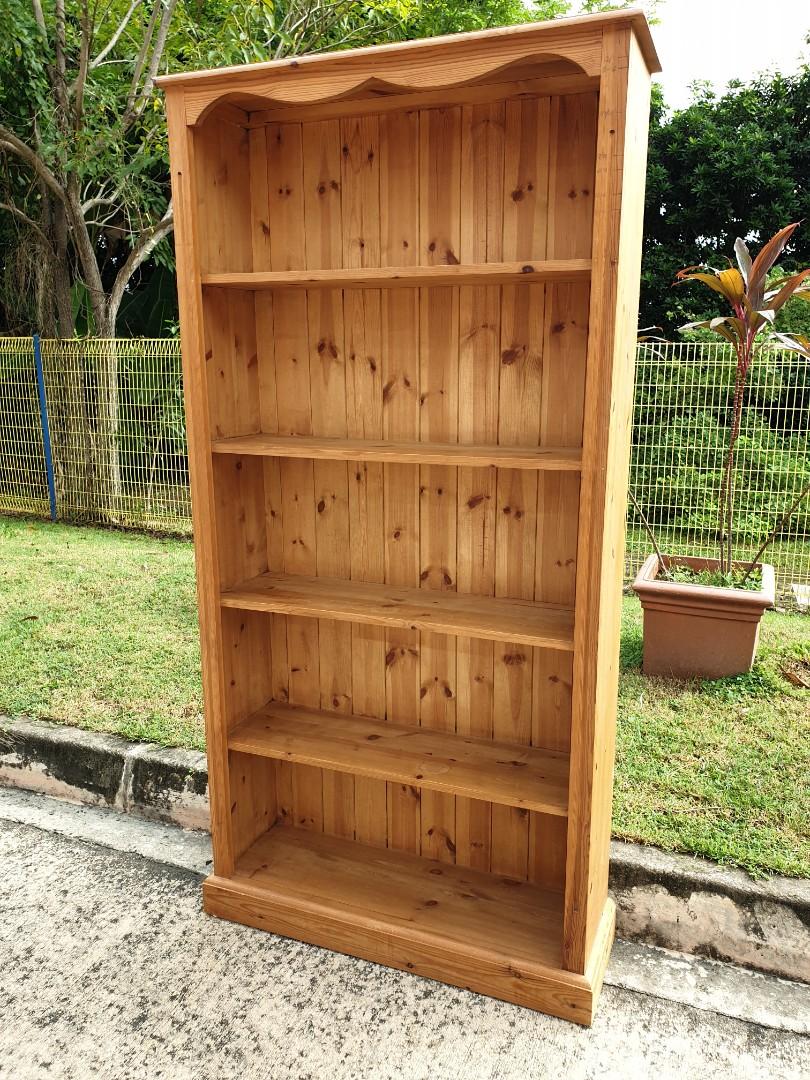 Pinewood Bookshelf, Furniture & Home Living, Furniture, Shelves ...