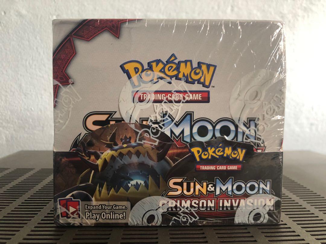 Pokemon Crimson Invasion Booster Box, Hobbies & Toys, Toys & Games on ...