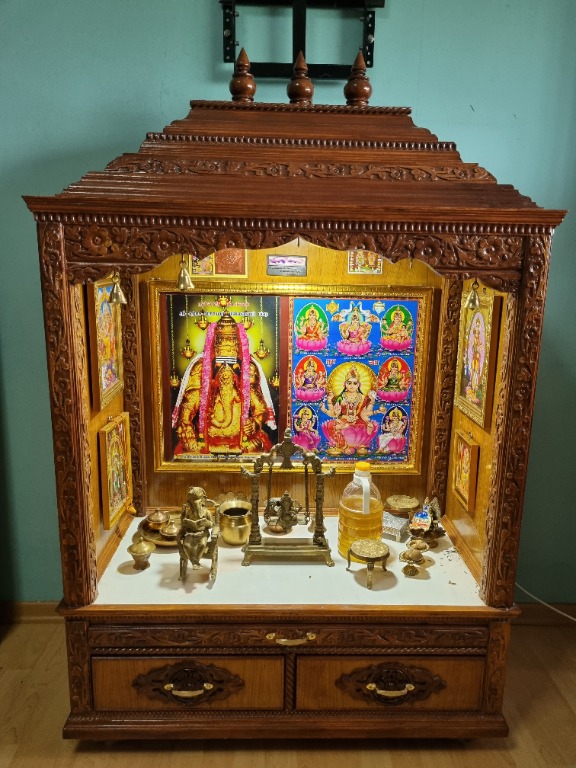 Indian Mini Temple Altar, Pooja Mandir, Nego avail, Furniture & Home ...