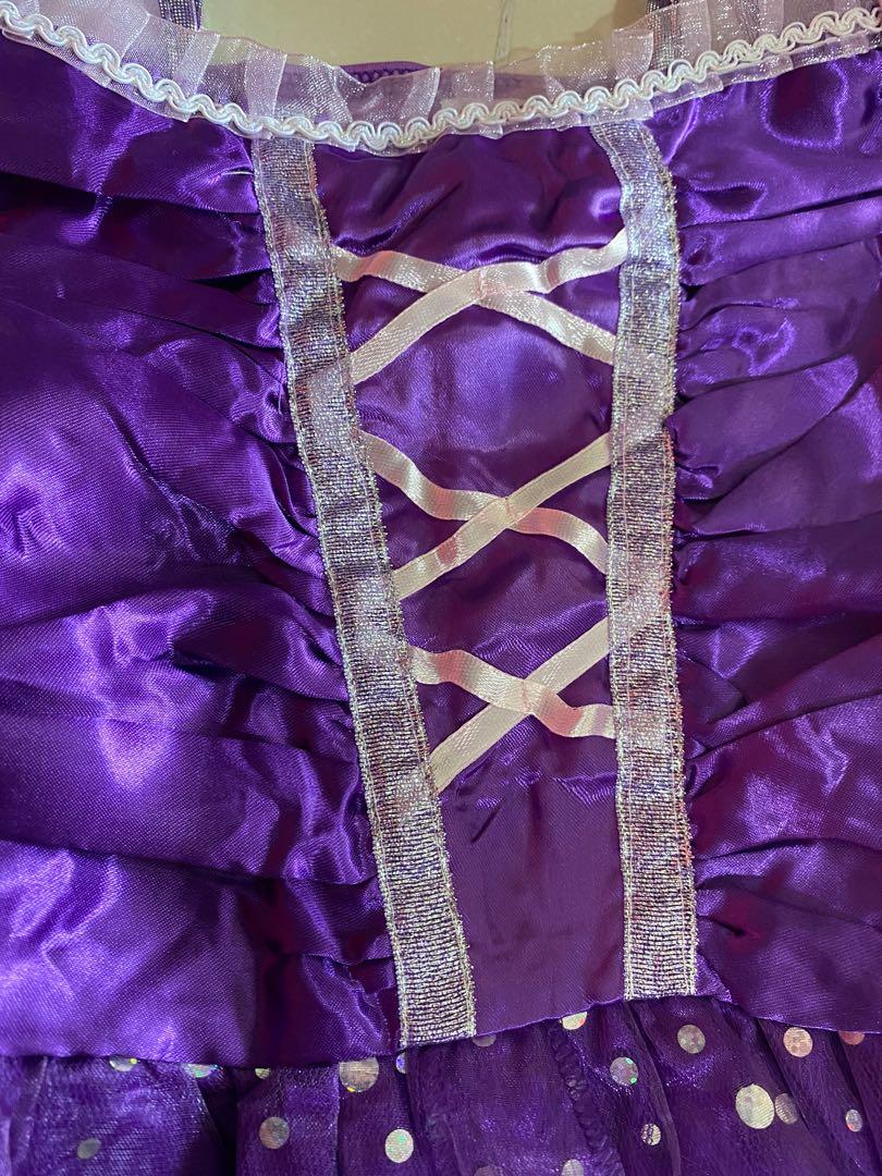 Princess disney costume rapunzel Purple Dress XL, Babies & Kids, Babies ...