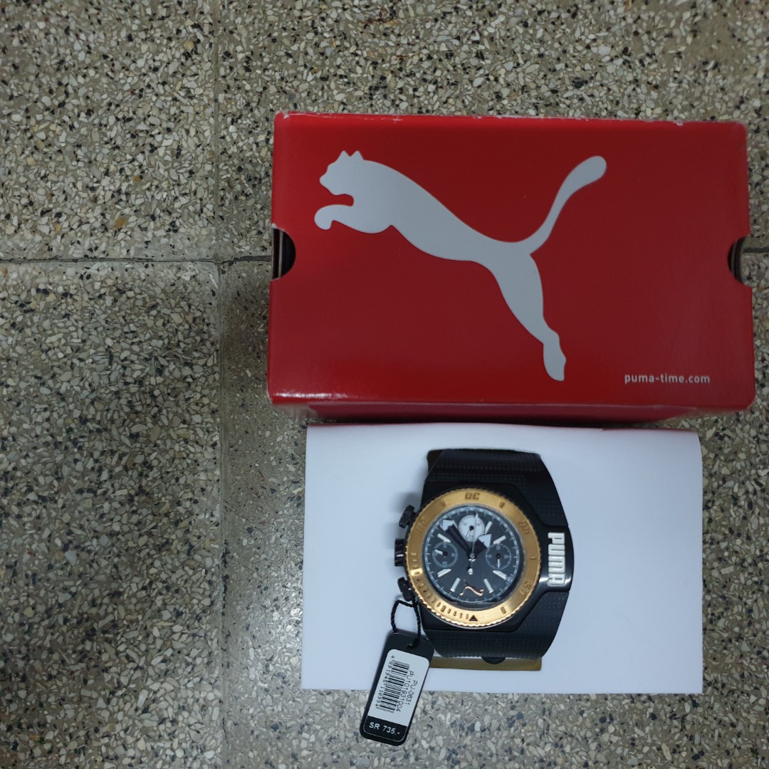 Puma Chronograph, Fesyen Pria, Jam Tangan di Carousell