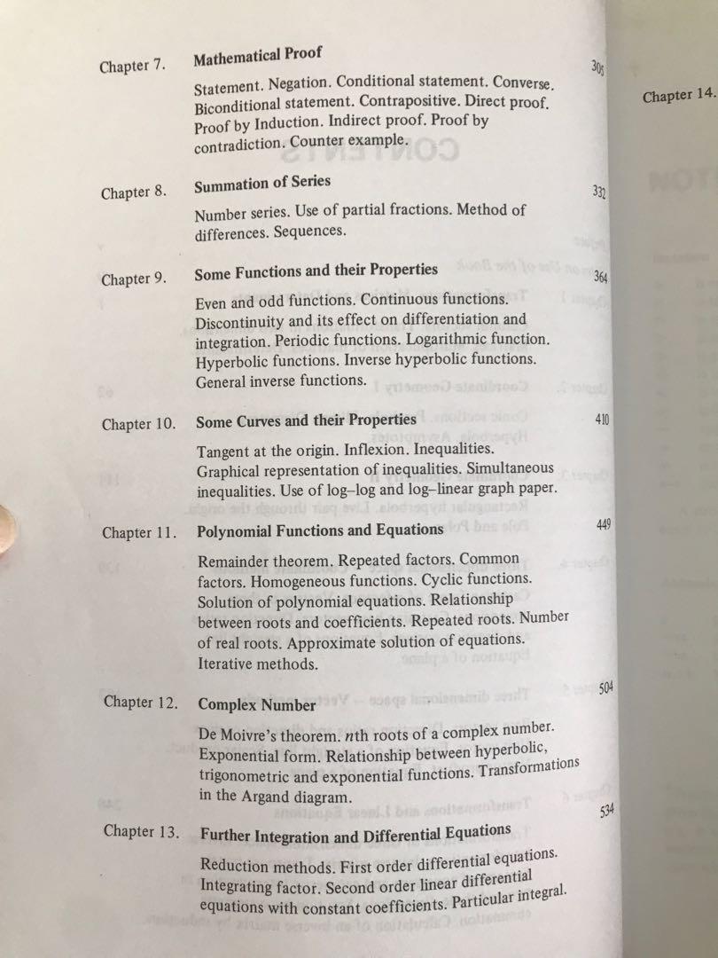 Pure Mathematics Textbook/Guidebook, Hobbies & Toys, Books & Magazines ...