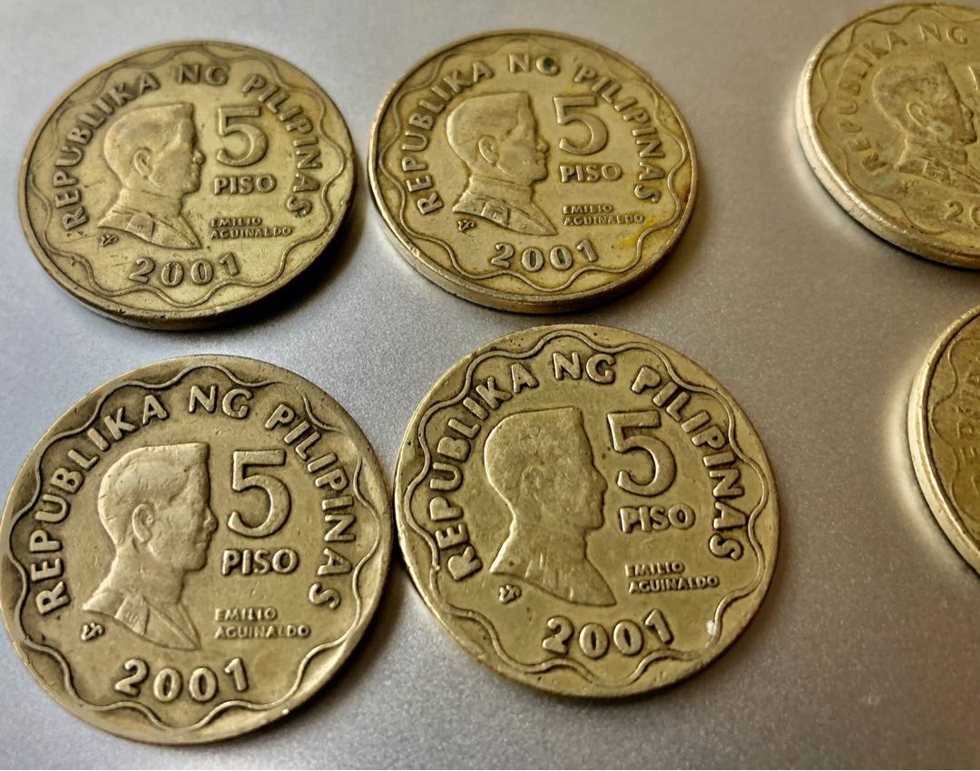 Rare 5 Peso Coins For Sale Hobbies Toys Memorabilia Collectibles