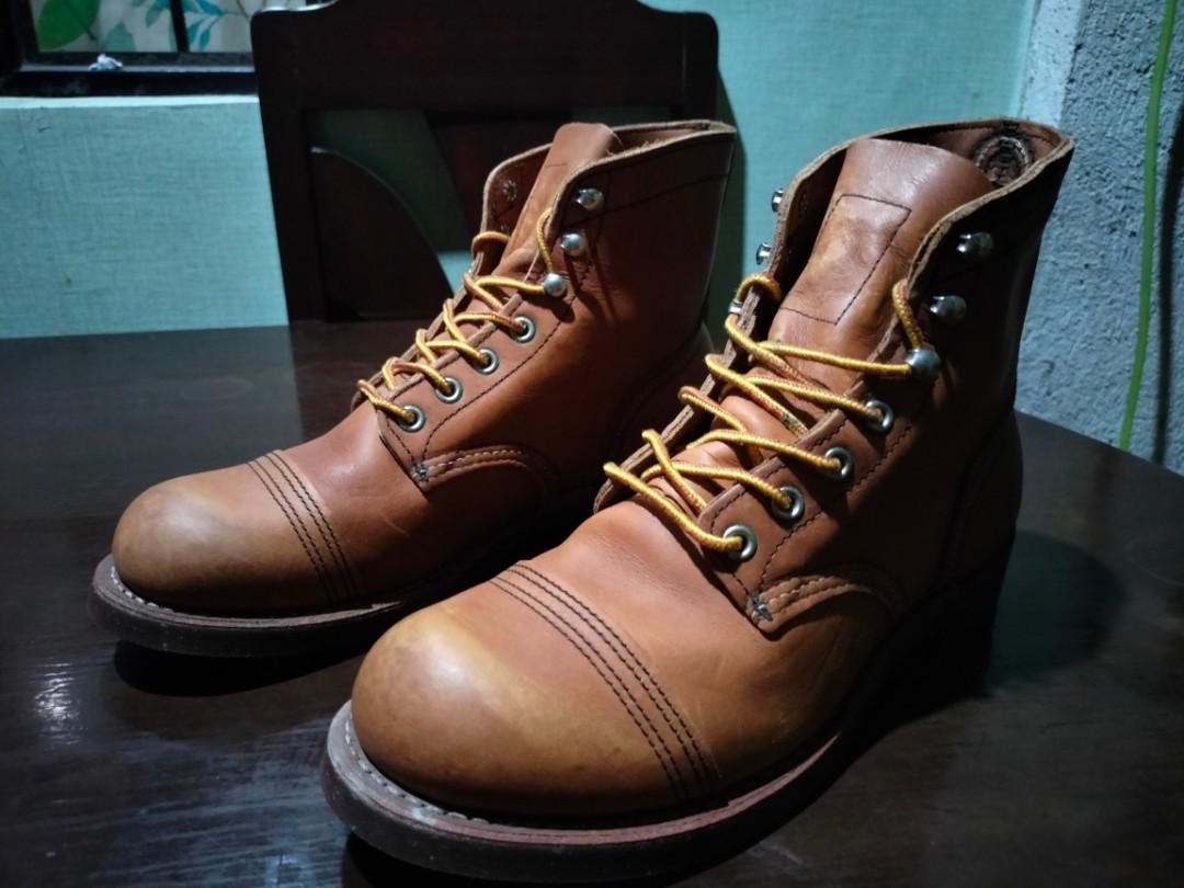 RED WING IRON RANGER 8112, Men's Fashion, Footwear, Boots on Carousell