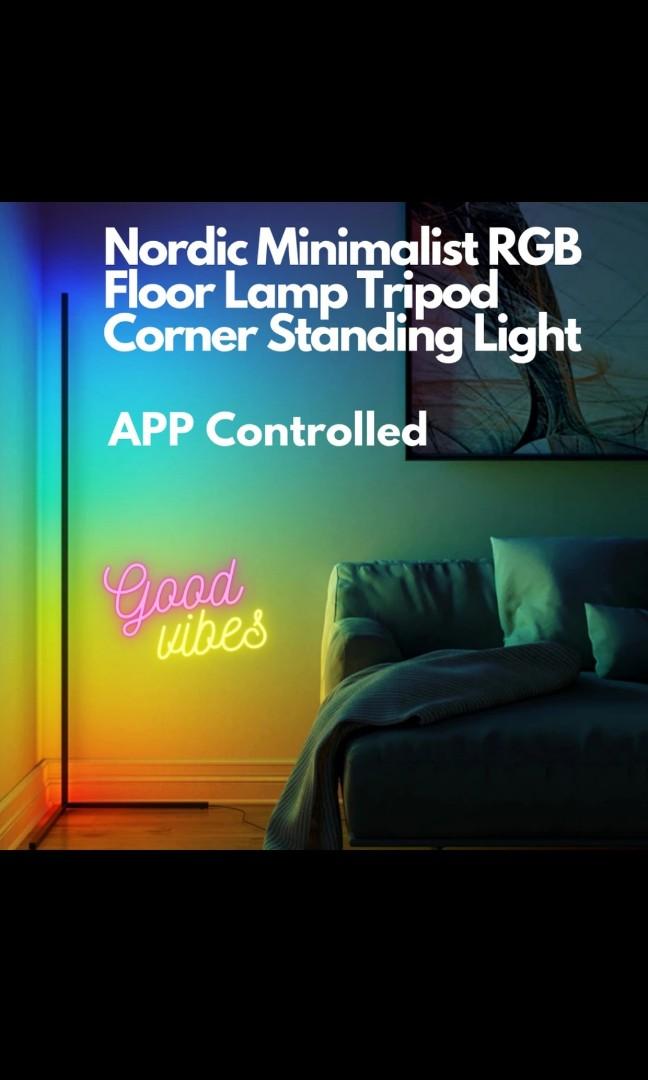 RGB Floor Lamp, Furniture & Home Living, Lighting & Fans, Lighting on ...