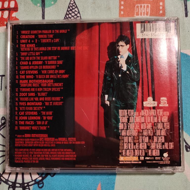 Rushmore - Original Soundtrack, Hobbies & Toys, Music & Media, CDs ...