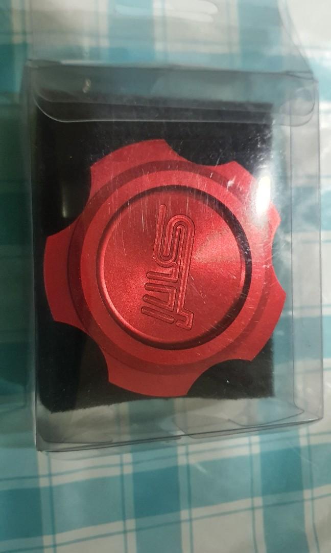 STi Engine oil cap cover., Car Accessories, Accessories on Carousell