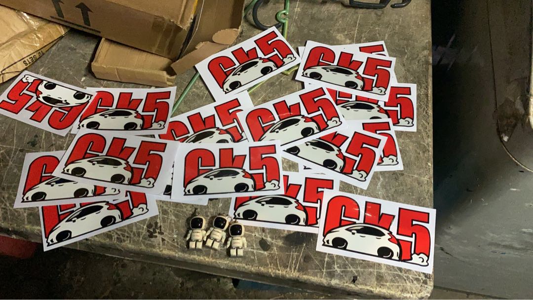 sticker honda jazz gk gk5, Auto Accessories on Carousell
