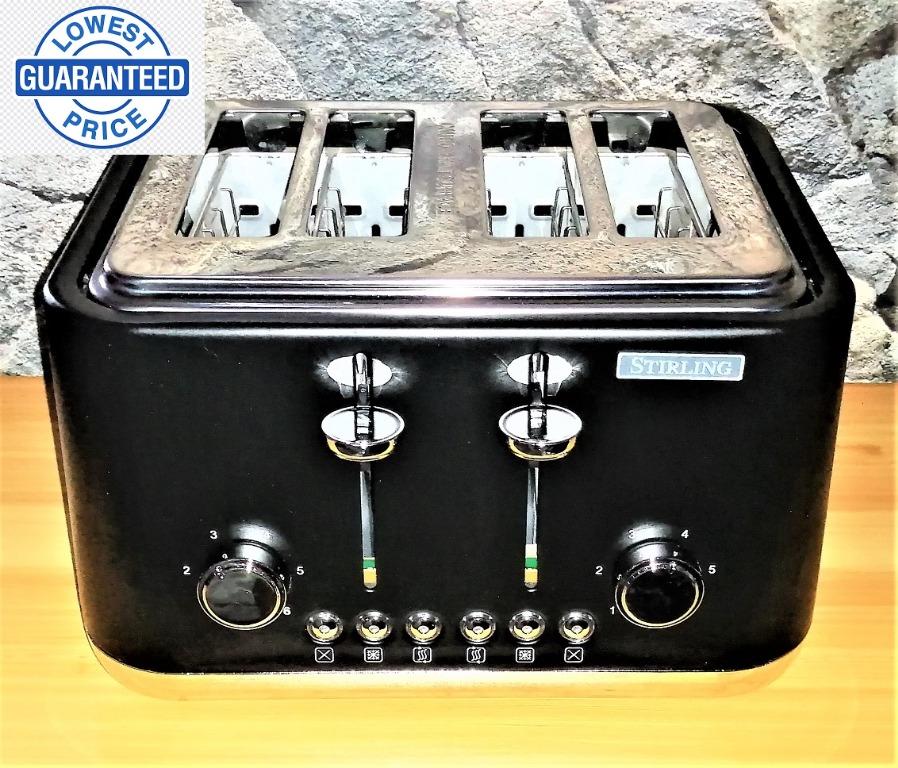 STIRLING SUNBEAM 4 Slice Toaster, TV & Home Appliances, Kitchen ...