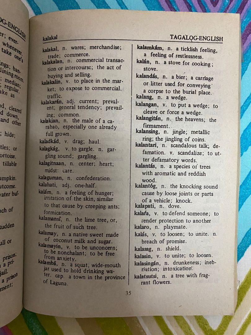 Tagalog-English Pocket Dictionary, Hobbies & Toys, Books & Magazines ...