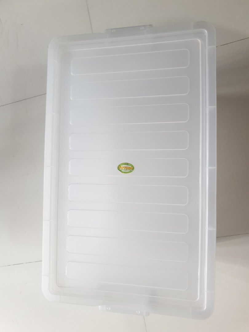 Toyogo plastic storage box, Furniture & Home Living, Home Improvement ...