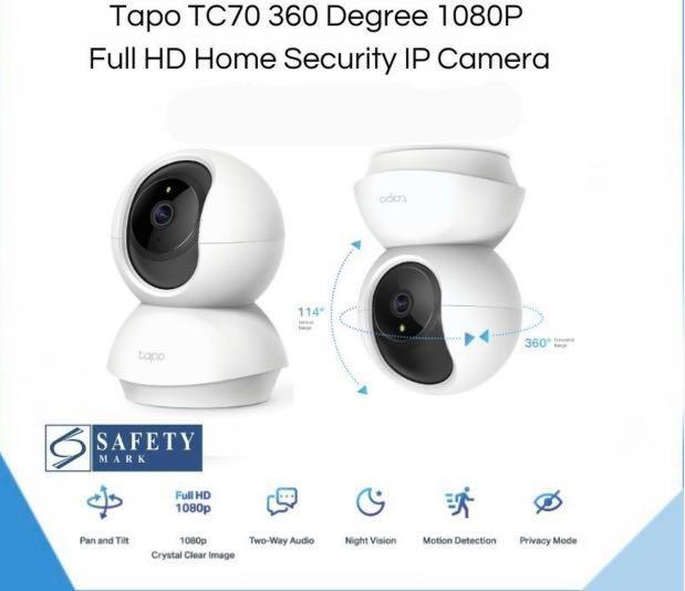 TP-LINK TC70 CCTV 360- 1080P Full HD, Furniture & Home Living, Security ...