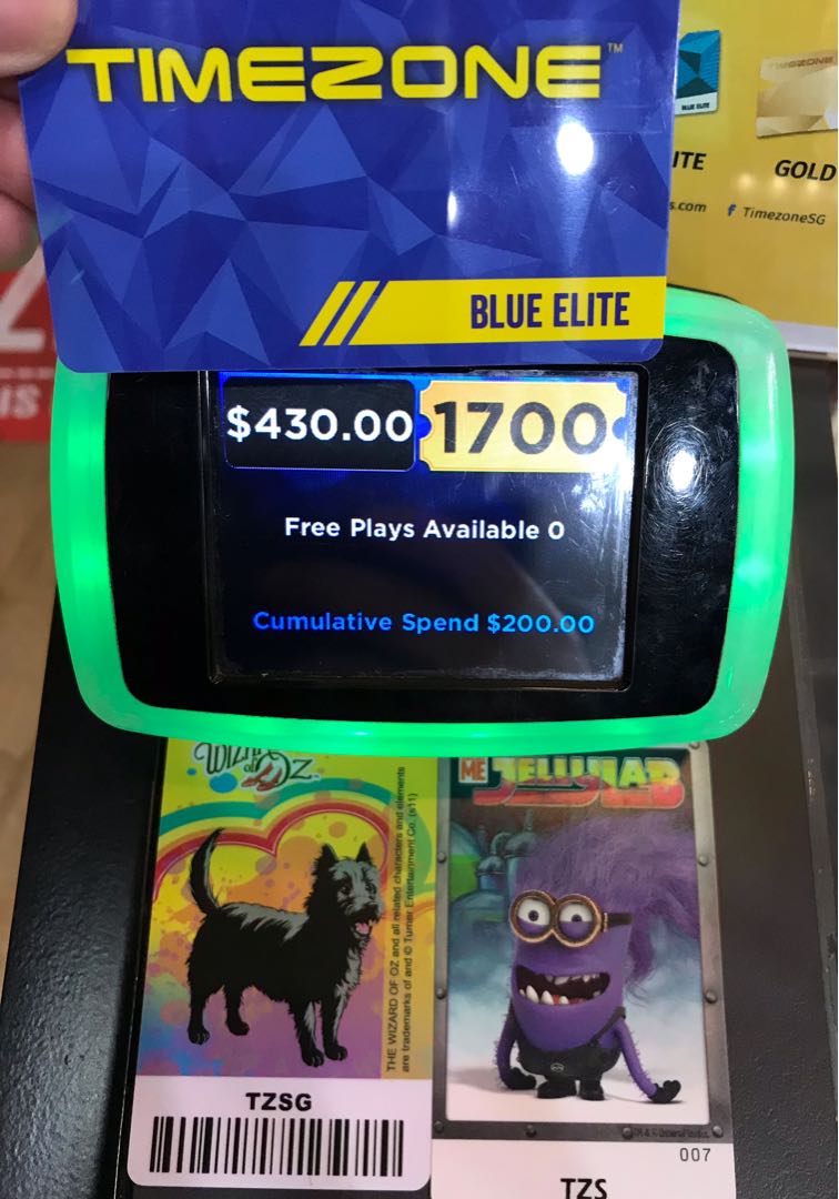 Unregistered Timezone blue elite card ( free evil minion and free toto ...