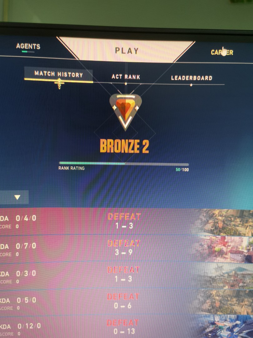 Valorant Account Bronze 2, Video Gaming, Gaming Accessories, Game Gift ...