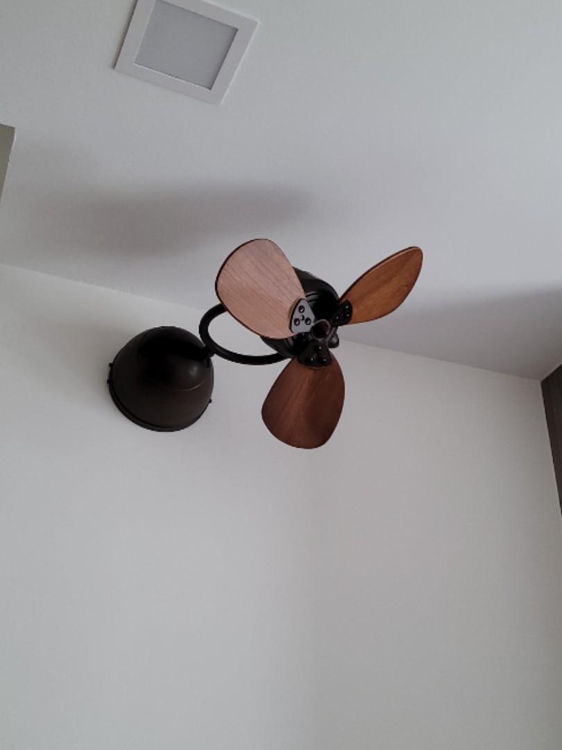 Vento Fino Chic Wall corner fan, Furniture & Home Living, Lighting ...