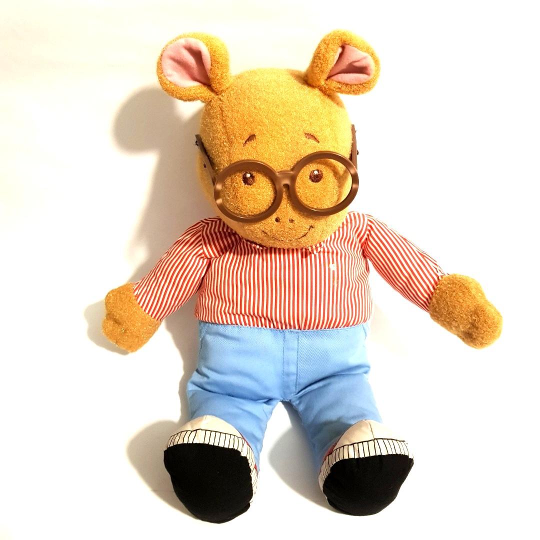 Vintage 1996 Arthur the Aardvark plush doll stuffed toy Playskool Marc ...
