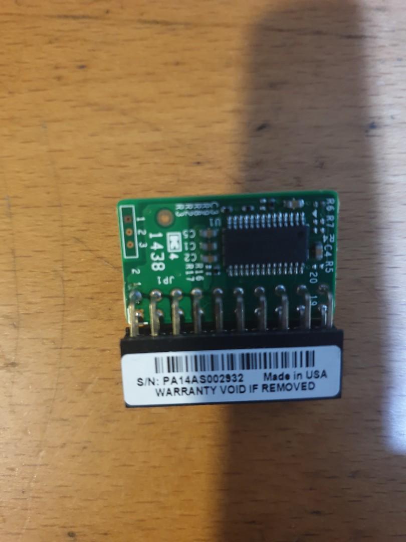 20 pin TPM module, Computers & Tech, Parts & Accessories, Cables ...