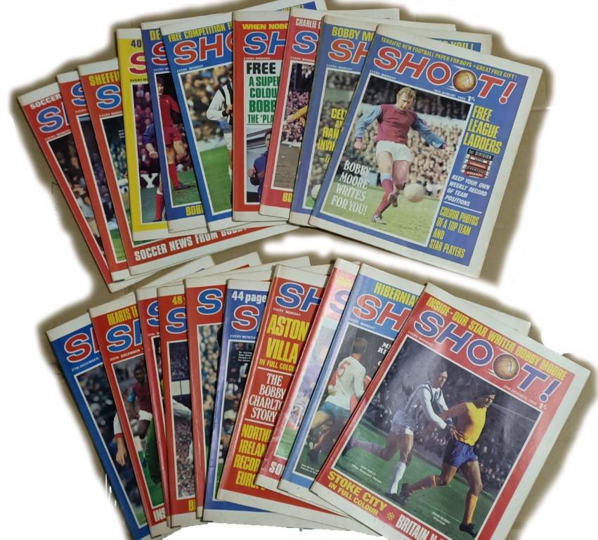 20 X SHOOT Football Magazine from their 1st Issue 16 August to 27 ...