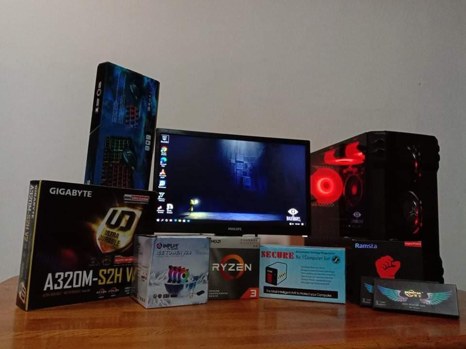 Amd ryzen 3 computer set BNEW, Computers & Tech, Desktops on Carousell