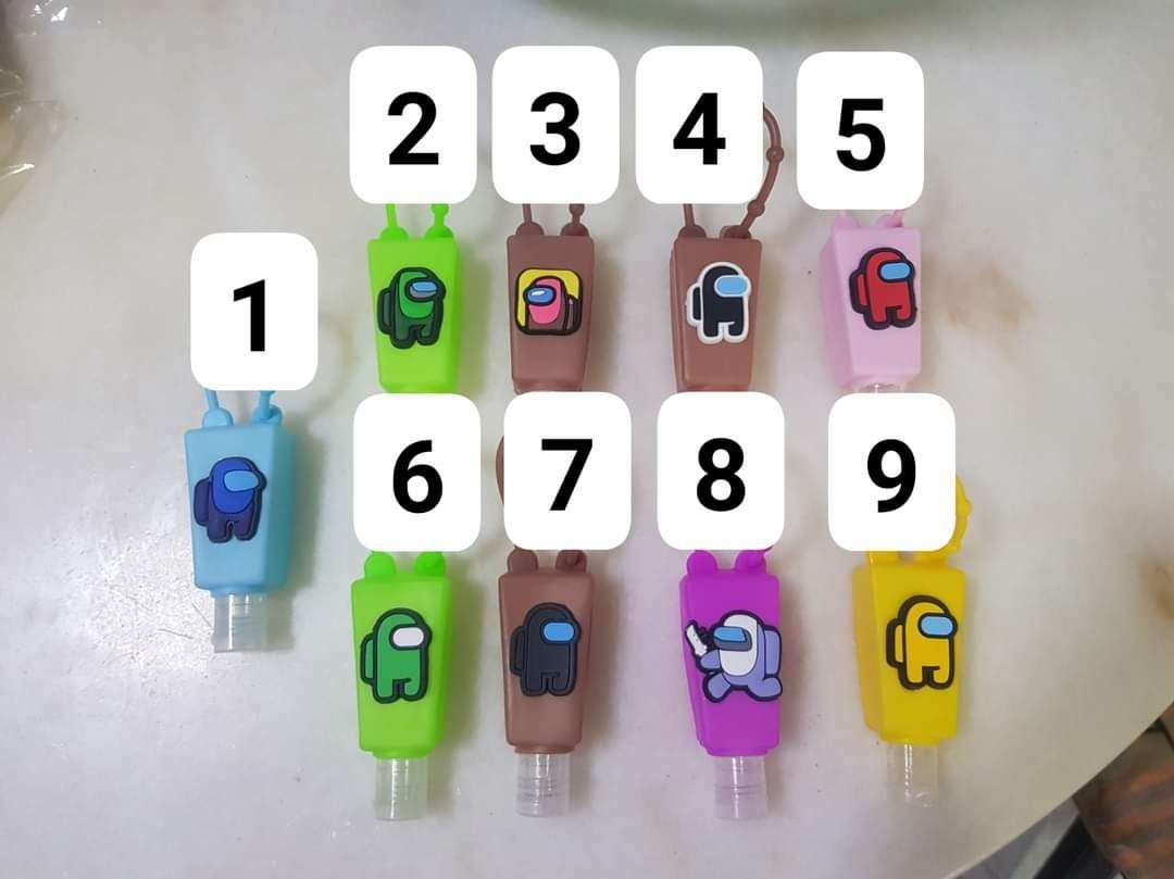 Among us hand sanitiser bottle holder (30ml), Everything Else on Carousell