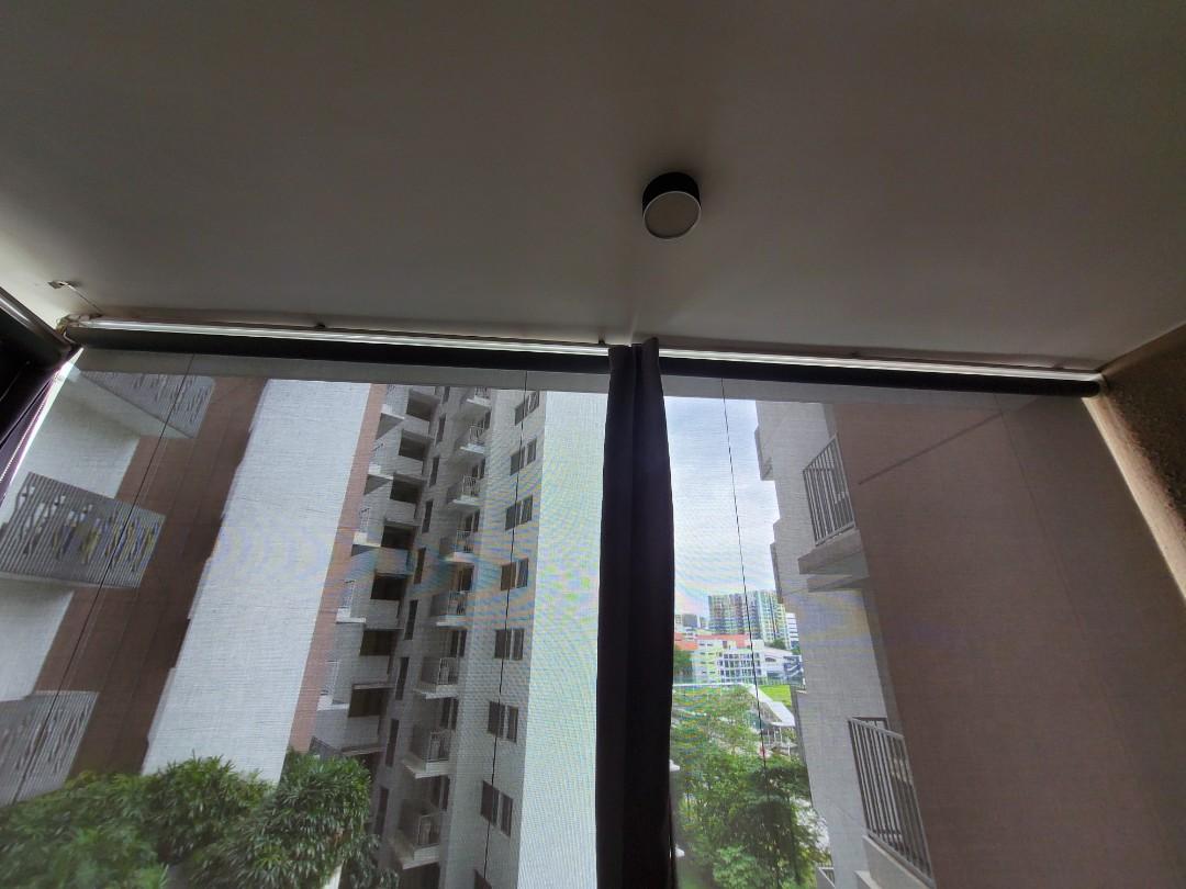 【3 rolls】Balcony Blind Wind Shade Roll Sun Shield, Furniture & Home ...