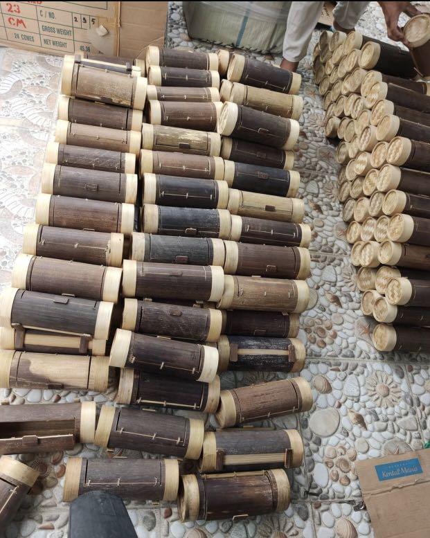 Bamboo Food packaging - bumbung bambu, Hobbies & Toys, Stationery ...