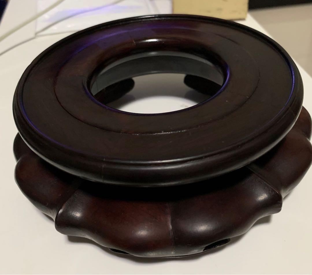 Base Stand Mahogany Wood Antique , Furniture & Home Living, Home Decor ...