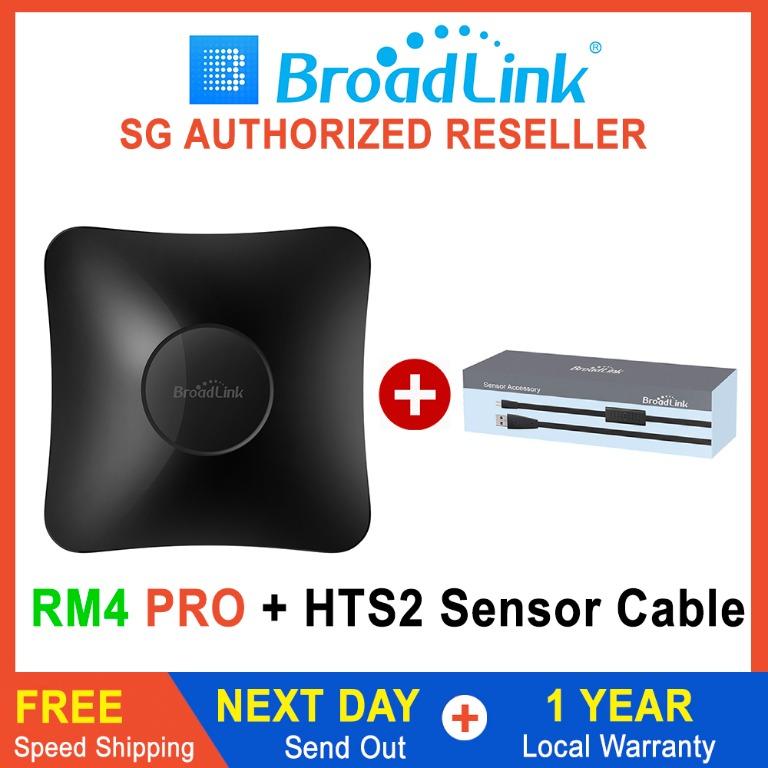 BroadLink RM4 Pro IR and RF WiFi Smart Universal Remote Control, Smart ...