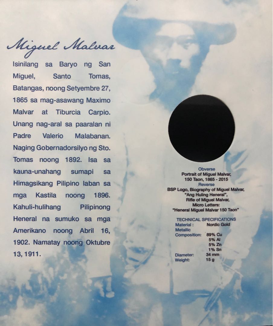 BSP Commemorative Coin Philippine Coin Set 150 years Birth Anniversary ...