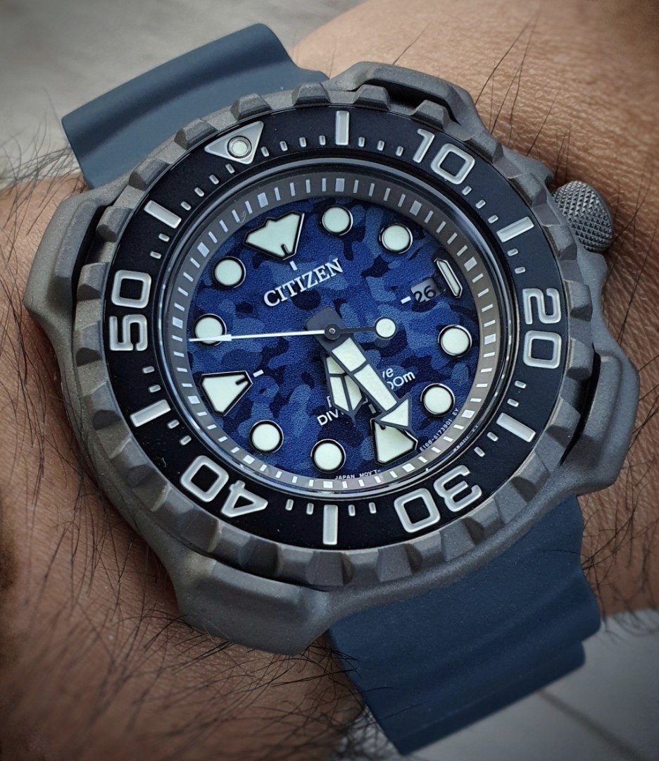 Citizen Eco-Drive Titanium Diver BN0227-09L (LNIB, Fullset), Men's ...