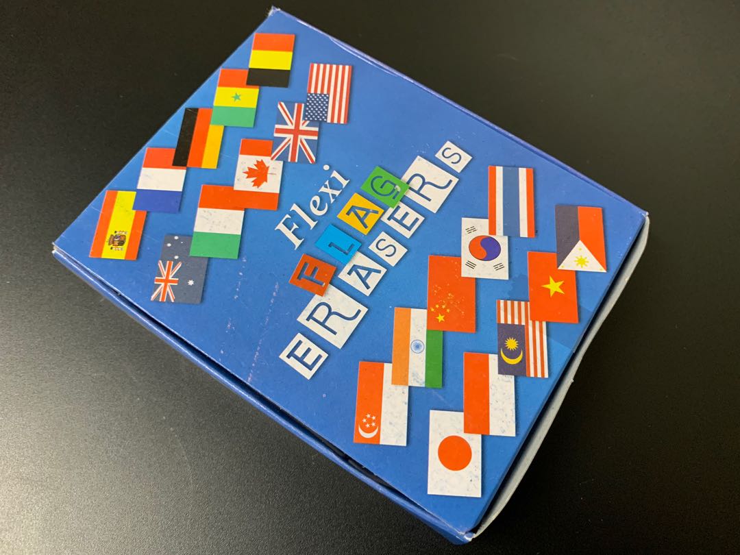 Country Flag Eraser, Hobbies & Toys, Stationery & Craft, Stationery ...