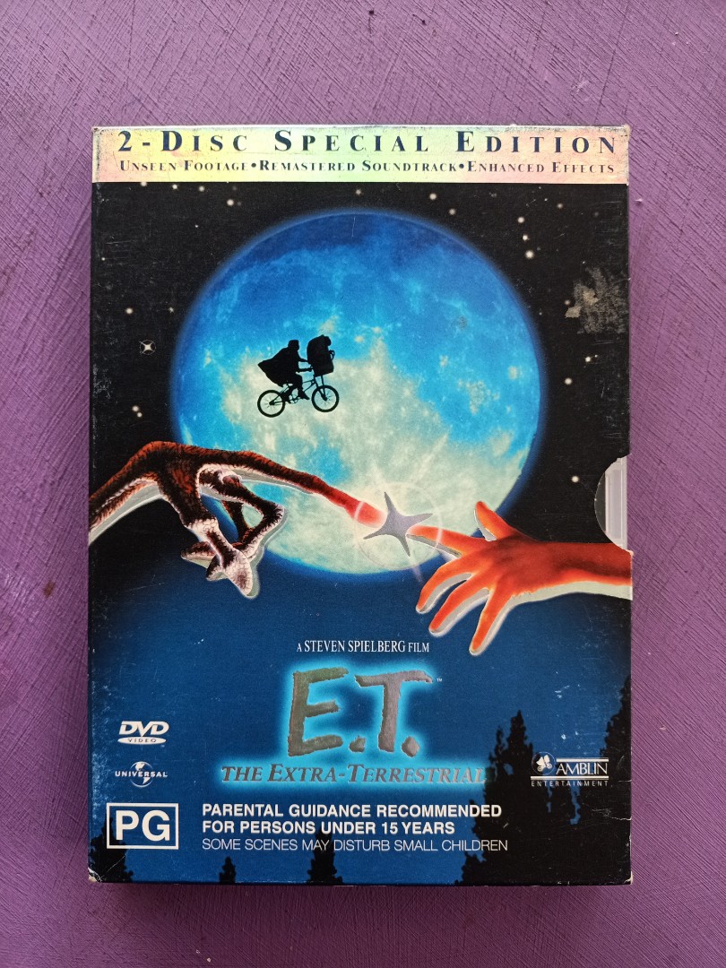 DVD E.T. the Extra-Terrestrial, Hobbies & Toys, Music & Media, CDs ...