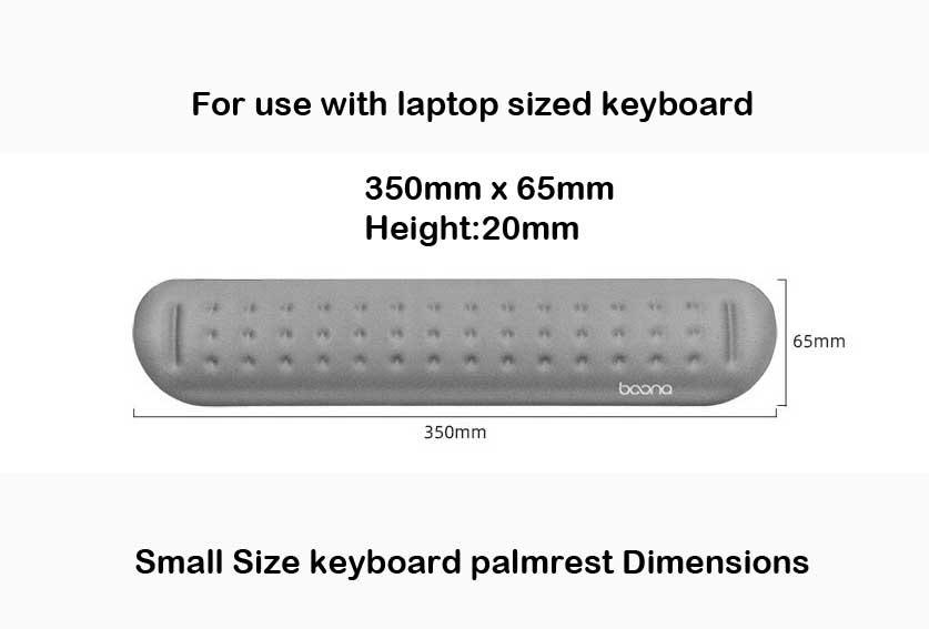 Ergonomic keyboard palm rest with wrist rest set, Computers & Tech ...