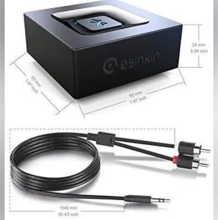 Esinkin Bluetooth Audio Adapter, Computers & Tech, Parts & Accessories ...
